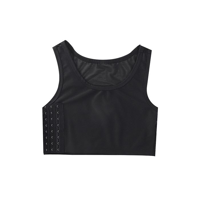 Gender Fluid Chest Compression Binder in Black | Buzz Me In